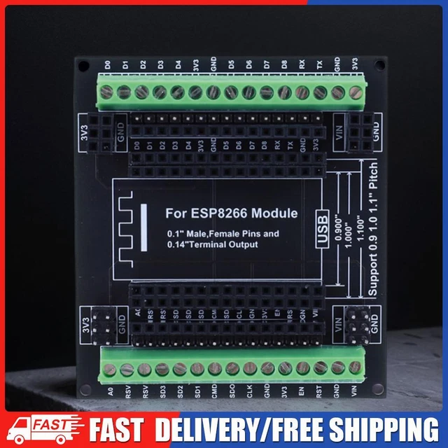 Esp8266 Super Breakout Board For Esp8266 Esp 12e Nodemcu Development