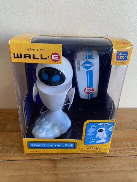 DISNEY PIXAR WALL-E Remote Control Robot Eve Thinkway Toys £95.00 - PicClick UK