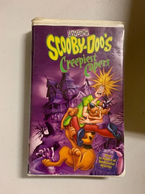 SCOOBY-DOO’S CREEPIEST CAPERS Cartoon Network VHS Shelf182 VHS TAPE ...