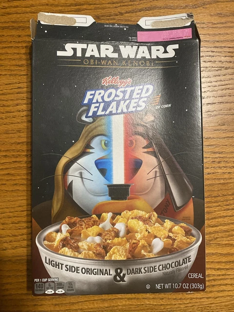 KELLOGG'S STAR WARS Obi-Wan Kenobi Frosted Flakes Cereal Light & Dark £ ...