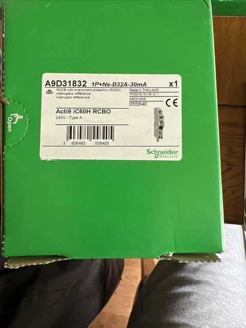 SCHNEIDER ACTI 9 iC60H 32A Type B RCBO (A) 30Ma £14.06 - PicClick UK