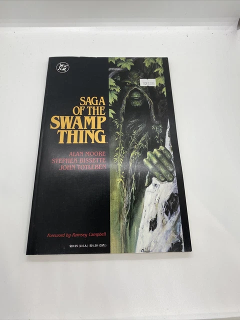 SAGA OF THE Swamp Thing DC Graphic Novel Comic by Alan Moore VTG 1987 ...