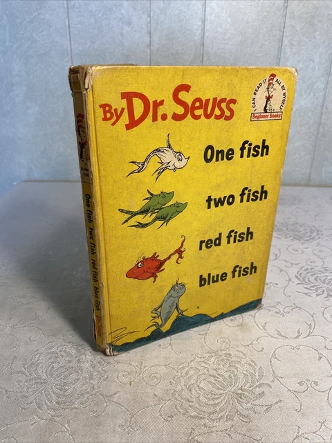 DR. SEUSS UN poisson, deux poissons, poisson rouge, poisson bleu 1960 ...