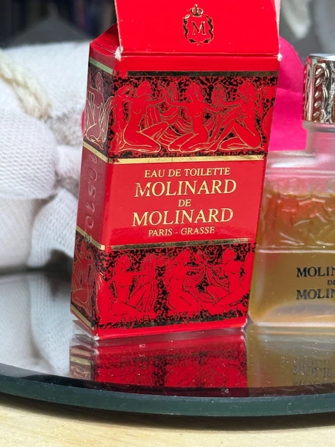 MOLINARD PARFUMS Miniature 🌸Molinard 🌸 Ancien Flacon Gravé Relief EUR ...