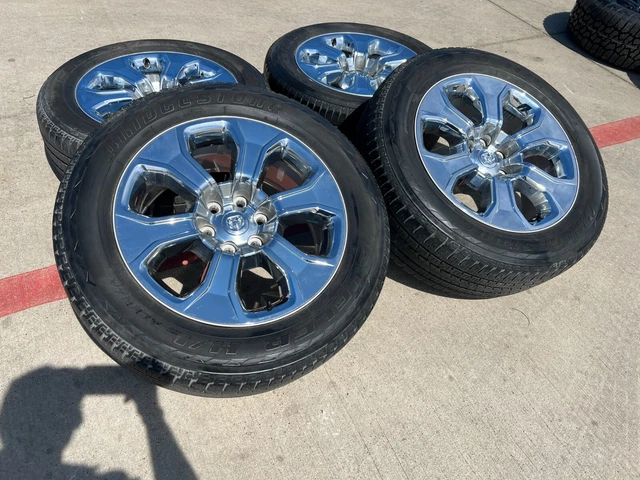 20& DODGE RAM 1500 LARAMIE OEM wheels rims 2679 chrome 2020 2021 2022 ...
