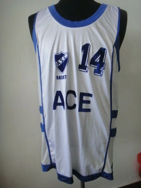 VINTAGE 80'S ADIDAS Asc Goettingen Germany Basketball Game No.14 Jersey ...