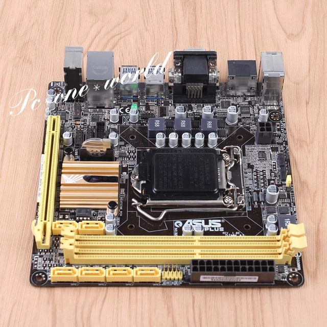 ASUS H87I-PLUS MOTHERBOARD LGA 1150 HDMI DVI USB3.0 DDR3 Intel H87 100% ...