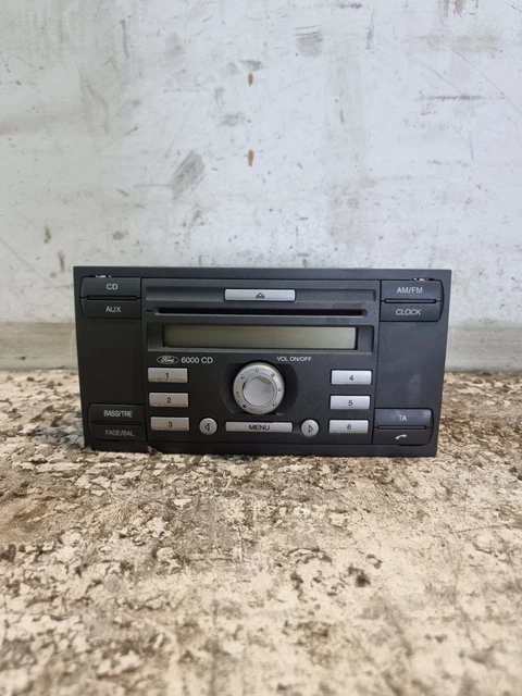 FORD TRANSIT RADIO Stereo AUX 6000CD Player Head Unit 2010 MK7 OEM 8C1T ...