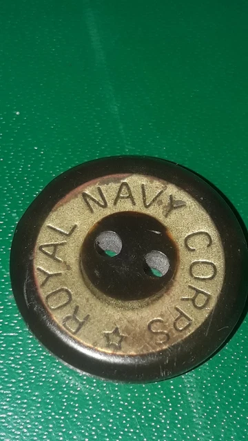BOUTON ROYAL NAVY corps ww1 ww2 england plastic button EUR 5,00 - PicClick FR