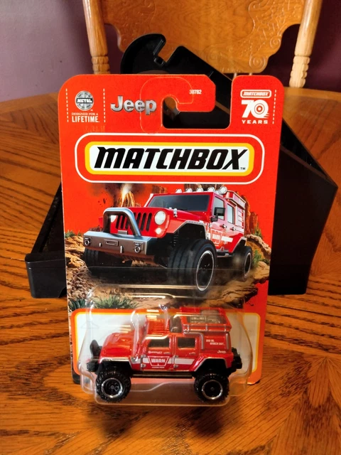 MATCHBOX JEEP WRANGLER Superlift Red NEW MOC 2023 Mix 2 Warn 70th ...