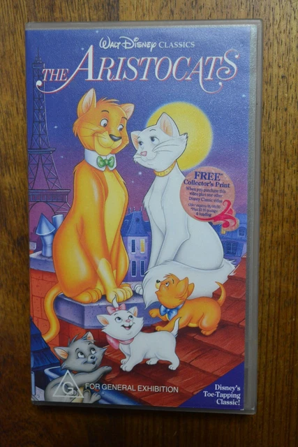 WALT DISNEY CLASSICS The Aristocats Vhs Collectors Edition $10.99 ...