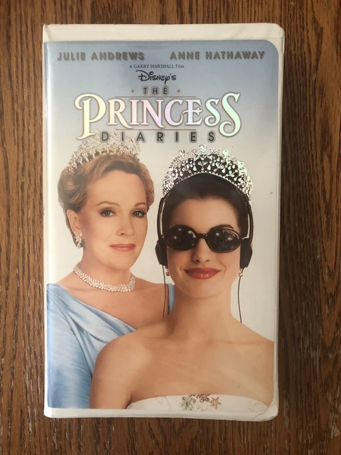 DISNEY'S THE PRINCESS Diaries Vhs Clamshell Julie Andrews Anne Hathaway ...
