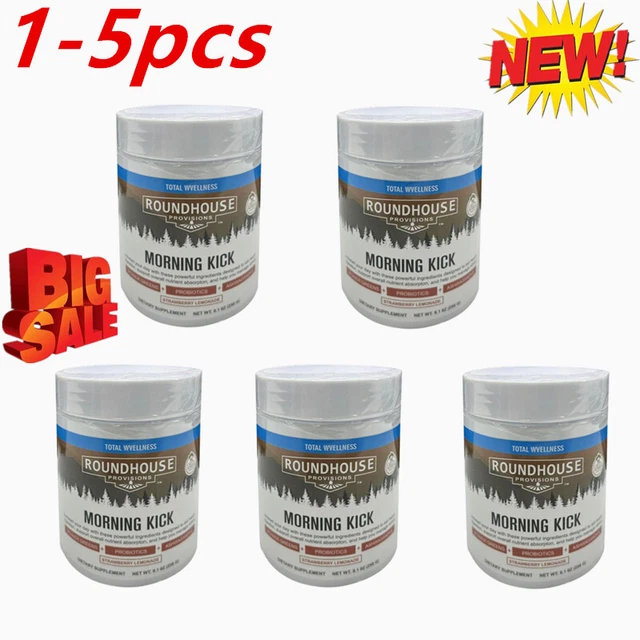 1-5X MORNING KICK,GREENS Superfood Powder Supplement w/Ashwaganda ...