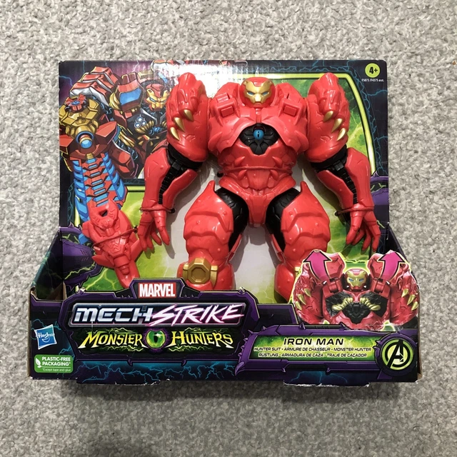 HASBRO MARVEL FIGURE Avengers Mech Strike Monster Hunter Iron Man Toy ...