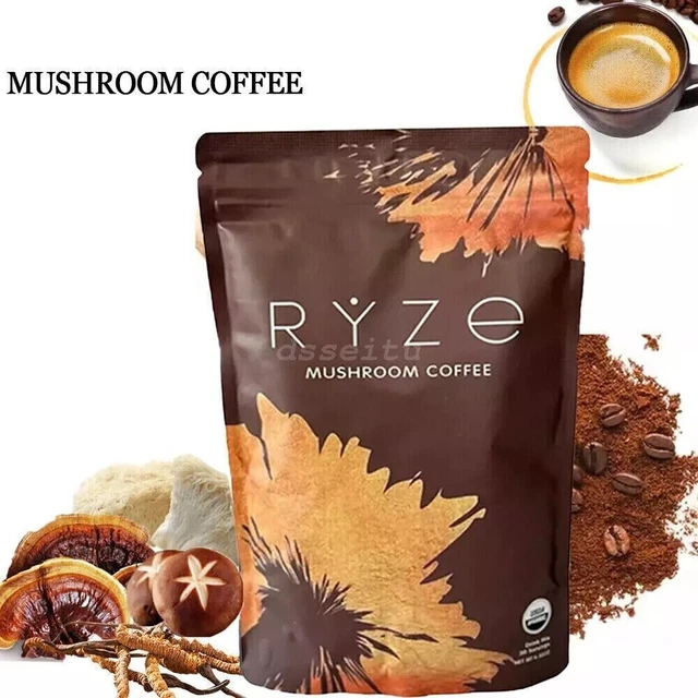 RYZE 2025 PILZKAFFEE Bio-Kaffee 30 Portionen in einer Packung 180g ...