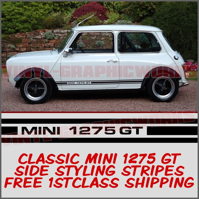 CLASSIC MINI COOPER 1275 GT Clubman Side Stripes Decals Graphic £19.99 ...