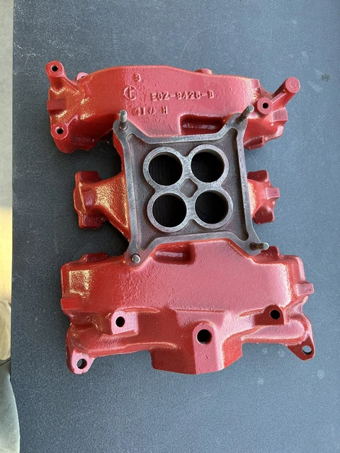 ORIGINAL 1957 FORD & Thunderbird 312 Y-Block 4V Intake Manifold Ecz ...
