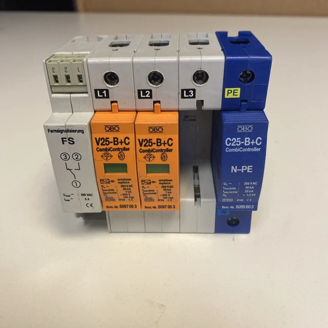 OBO COMBINATION CONDUCTOR V25, 3-pin + NPE, with acoustic signaling £85 ...