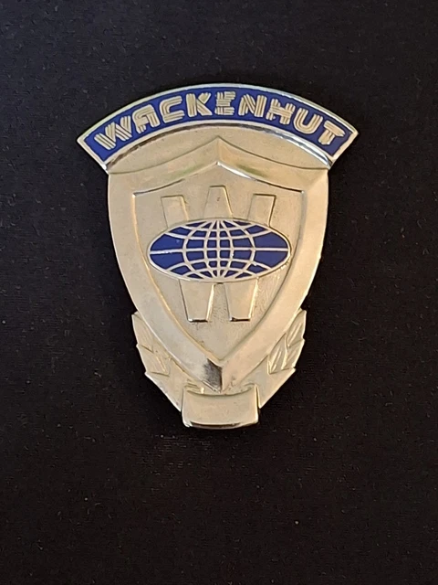 VINTAGE OBSOLETE WACKENHUT Security Guard Badge Blackinton £15.08 ...