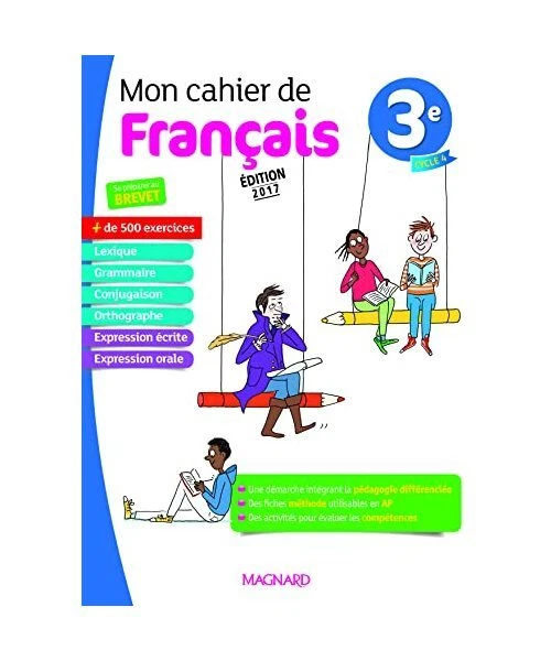 MON CAHIER DE francais 3e, Collectif EUR 7,13 - PicClick FR