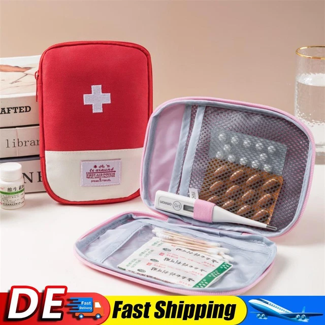 DEKIMASU ERSTE-HILFE-TASCHE, TRAGBARE Medizin-Aufbewahrungstasche ...