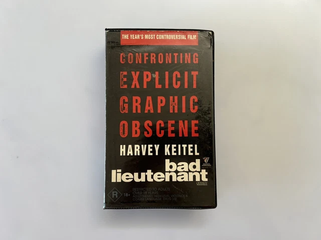 BAD LIEUTENANT (1992) VHS PAL Roadshow Alternate Cover - Harvey Keitel ...