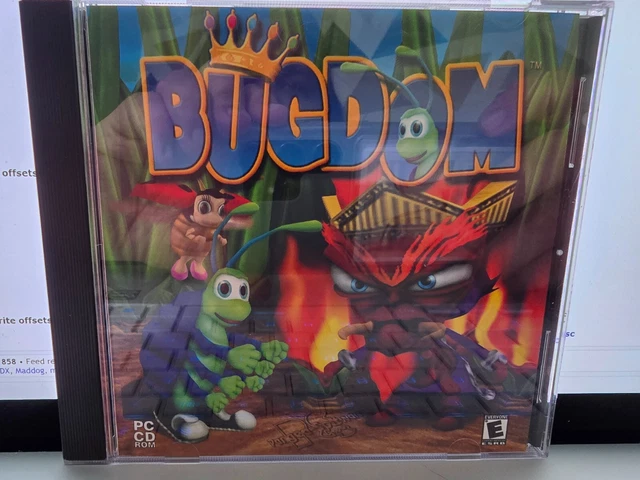 BUGDOM VIDEO GAME PC CD-ROM WINDOWS 98/Me Pangea Software 2002 Computer ...