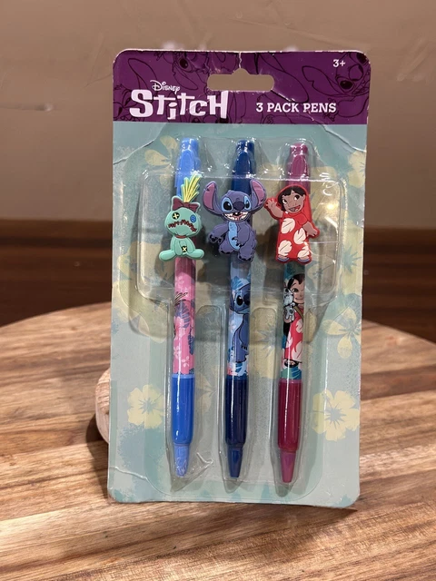 DISNEY LILO AND Stitch Pen Set 3 Pack Lilo Stitch Scrump NEW £15.40 ...