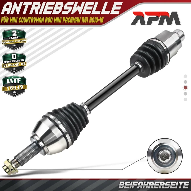 ARBRE DE TRANSMISSION avant Droite Automatique pour Mini R60 R61 Cooper ...