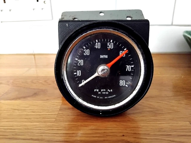 CLASSIC MINI COOPER S Genuine Smiths Rev Counter Tachometer Rare BMC ...
