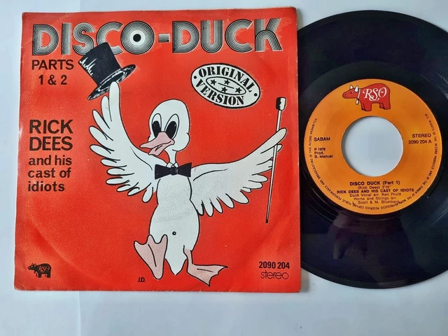 RICK DEES AND His Cast of Idiots - Disco Duck (Part 1) 7'' Vinyl ...