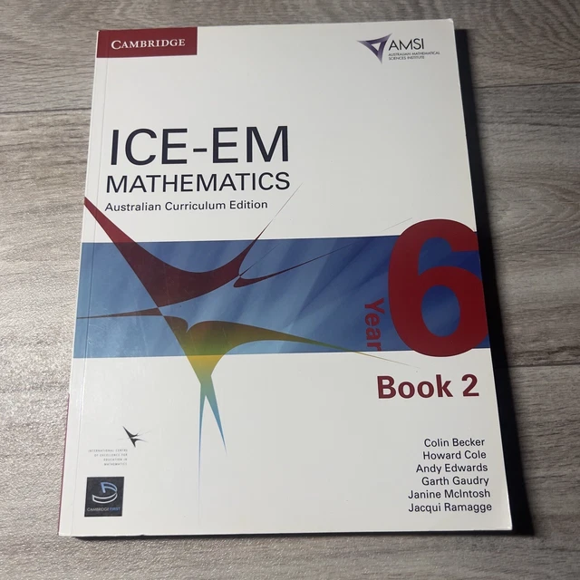 ICE-EM MATHEMATICS YEAR 6 Book 2 Australian Curriculum Edition Vgc $45. ...