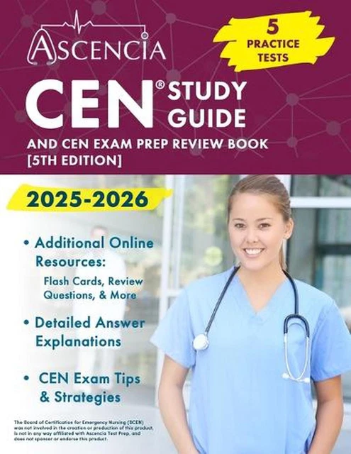 CEN STUDY GUIDE 2025-2026: 5 Practice Tests and CEN Exam Prep Review ...