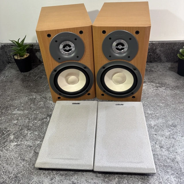 SONY SS-CCP500 MICRO Bookshelf 2-way Hi-Fi Stereo Speakers - TESTED £24 ...