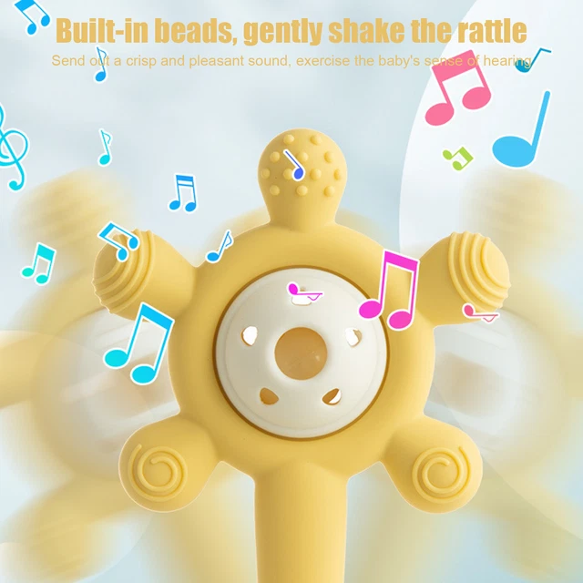 TODDLER RATTLES SOOTHING Hand Grip Rattles Toys Baby Rattle Baby ...
