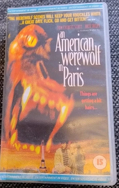 AN AMERICAN WEREWOLF In Paris (VHS, 1998) Julie Delpy Tom Everett Scott Working EUR 11,85 ...