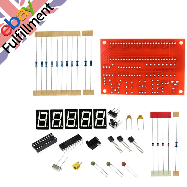AUTO RANGE CONVERSION 1Hz-50MHz Crystal Oscillator Frequency Counter ...