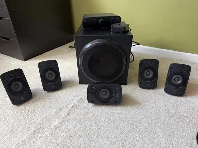 LOGITECH Z906 5.1 Surround Sound Speaker System THX Dolby Digital ...