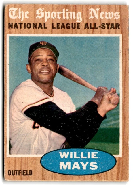 1962 TOPPS WILLIE Mays San Francisco Giants #395 $30.24 - PicClick CA