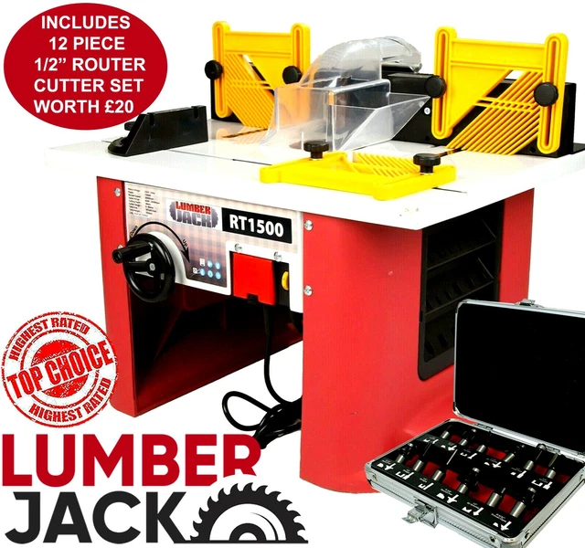 PRECISION BENCH TOP Router Table with Built In 1500w Variable Speed ...