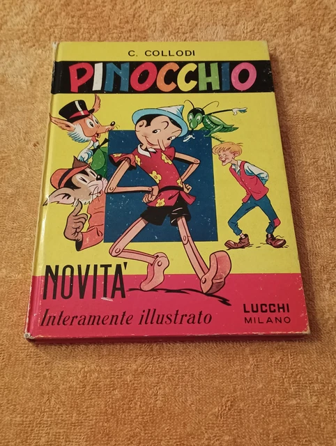 PINOCCHIO INTERAMENTE ILLUSTRATO a FUMETTI ED. LUCCHI MILANO del 1965 ...