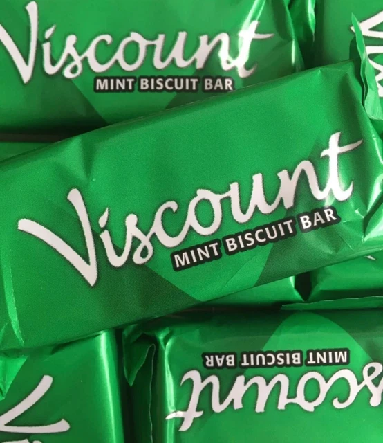 50 BURTONS VISCOUNT Mint Flavour Milk Chocolate Sandwich Biscuits. £18. ...
