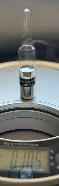 100G MERCURE LIQUIDE Hg QuickSilver Quecksilber amalgame Grade 9 N ...