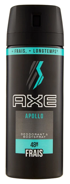 AXE DÉODORANT SPRAY 150 Ml. Apollo Fabriqué En United Kingdom EUR 13,23 ...