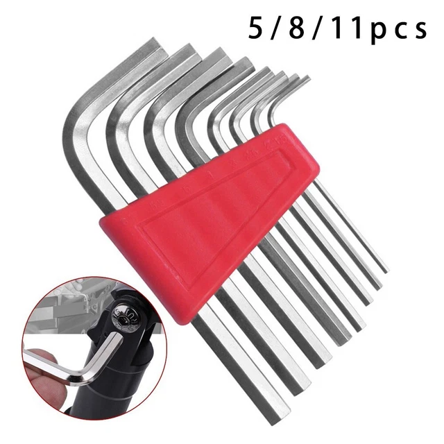 COMPACT AND RELIABLE Metric/Imperial Hex Key Set L Type Design 5/8 ...