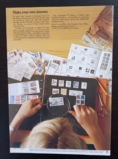 SAMMELALBUM SCHWEDEN BRIEFMARKEN "A Stamp Journey through Sweden" EUR 4 ...