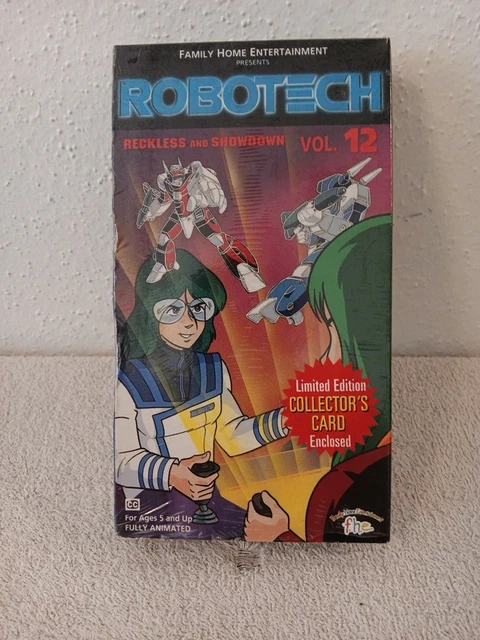 ROBOTECH VHS VOLUME 12 Family Home Entertainment Reckless and Showdown ...