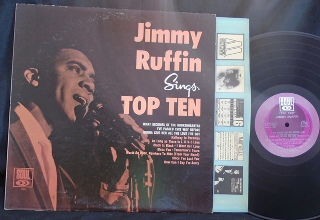 JIMMY RUFFIN, SINGS Top Ten MONO USA 1er LP pressage What Becomes ...