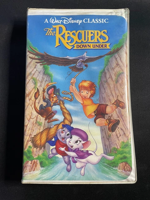 THE RESCUERS DOWN Under (VHS, 1991) Walt Disney Classic - In Clamshell ...