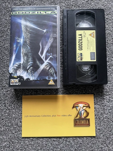GODZILLA A WIDESCREEN Presentation (1999) PG PAL VHS Video Tape ...